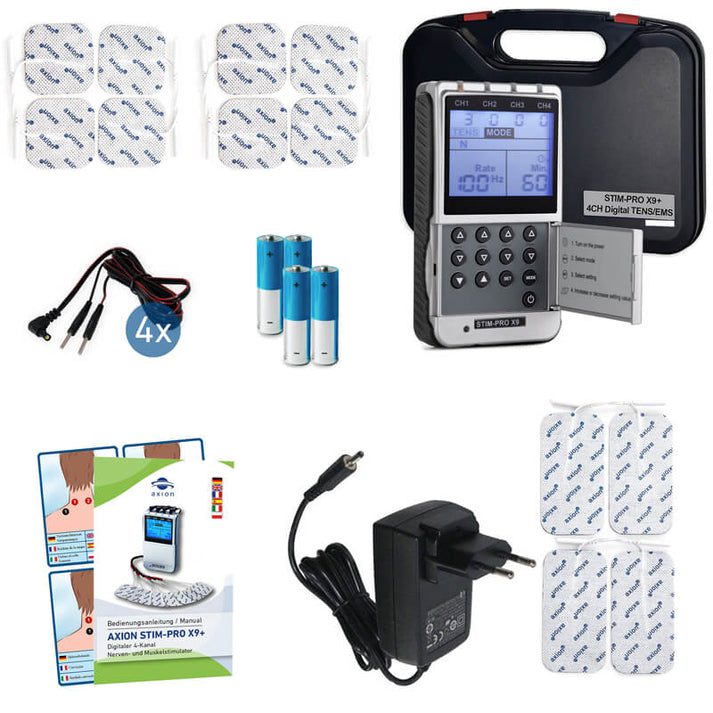 Comprar electroestimulador TENS EMS STIM-PRO X9+ | axion Shop – axion GmbH